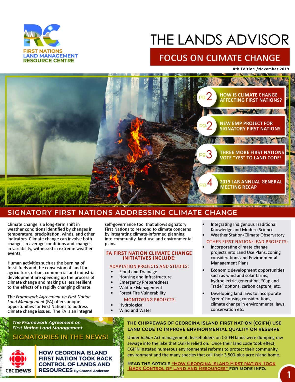 The Lands Advisor Newsletter • First Nations Land Management Resource ...