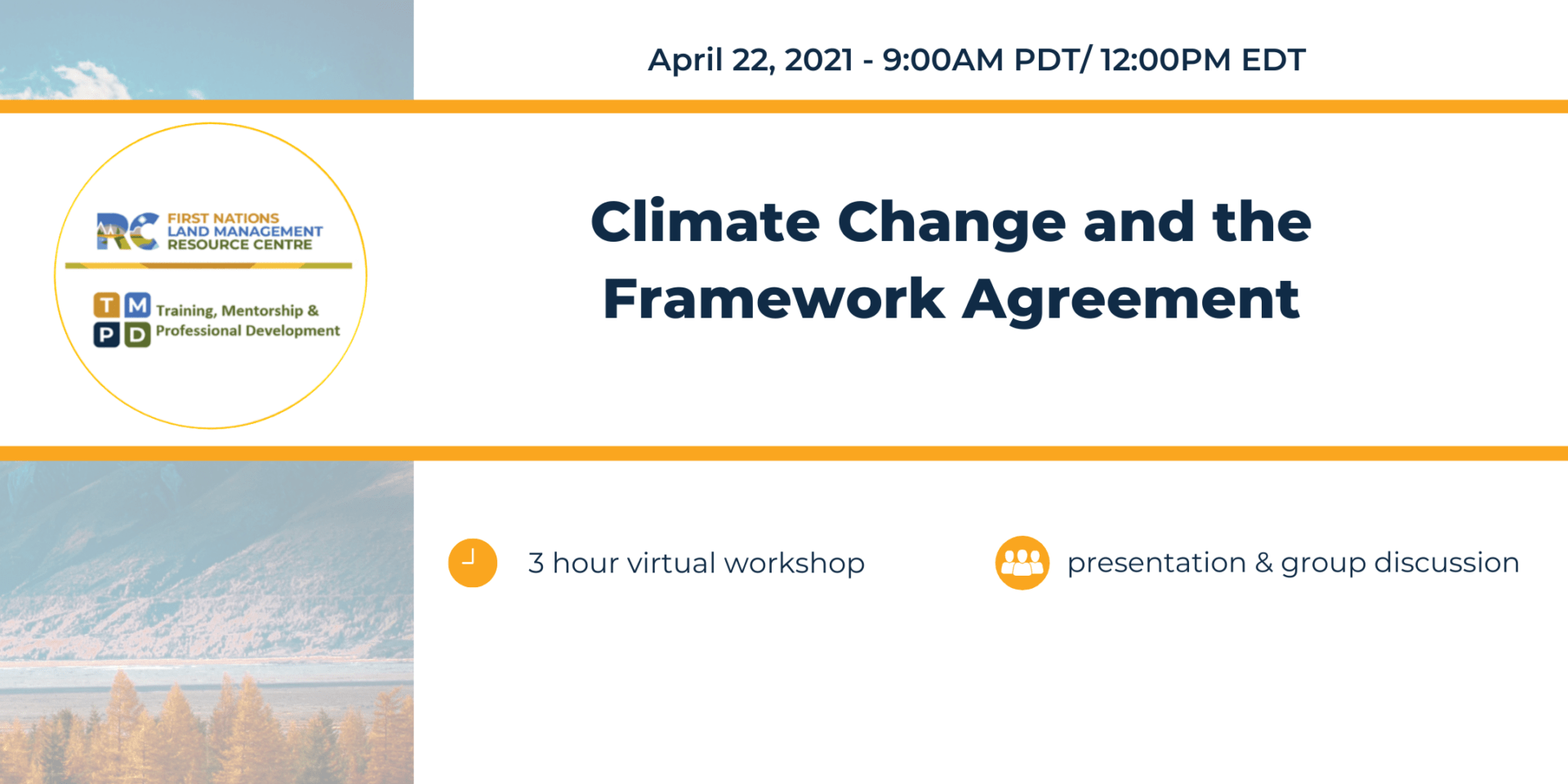 WORKSHOP - Climate Change & the Framework Agreement • First Nations ...